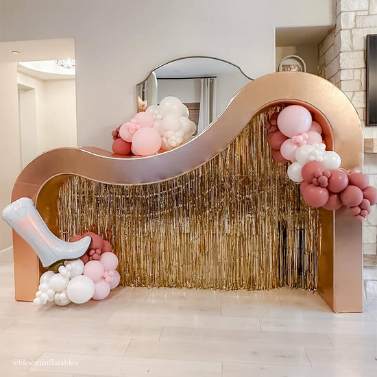 3D Double Layer Wave Arches Stand Party Backdrop Stand – ubackdrop