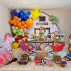 7x7ft Barn Backdrop Stand | Birthday Party Decoration Prop – ubackdrop