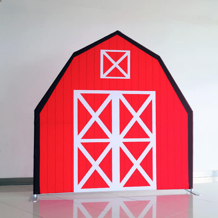 7x7ft Barn Backdrop Stand | Birthday Party Decoration Prop – ubackdrop
