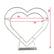 8ft Party & Hoop Balloon Double Layer Heart Shape Loop Flower Arch Pho ...