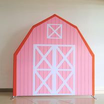 7x7ft Barn Backdrop Stand | Birthday Party Decoration Prop – ubackdrop