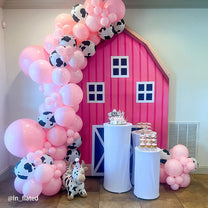 5.3x8ft Barn Backdrop Stand for Farm Themed Birthday Party Decorations ...