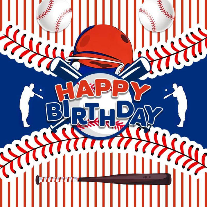 Baseball Party Decorations Birthday Supplies Sports Backdrop – ubackdrop