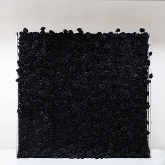 Black Rose Flower Wall Backdrop – ubackdrop
