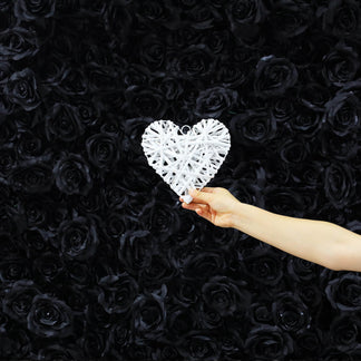 Black Rose Flower Wall Backdrop – ubackdrop