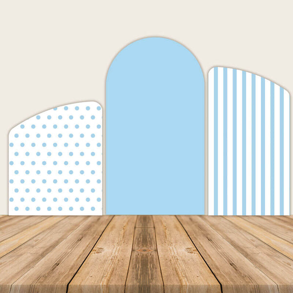 Blue Dots Chiara Backdrop Arched Wall Covers ONLY – ubackdrop