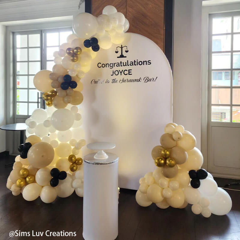 5X7ft Chiara Arched Backdrop Custom Arched Wall Backdrop Cover for Par ...