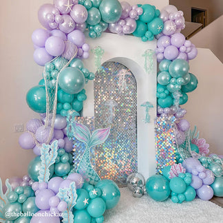 Fancy Silver Mermaid Shimmer Wall Panels – Easy Setup Wedding/Event/Th ...