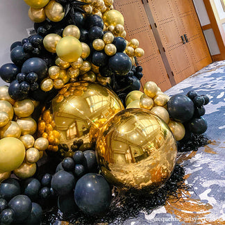 Golden Color Inflatable Mirror Ball Reusable Big Bubble Balloon – ubackdrop
