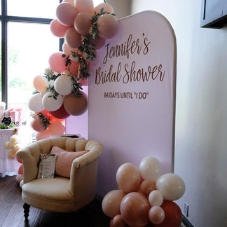 Half Moon Chiara Arched Frame with Cover – ubackdrop