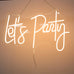 Let's Party LED Neon Sign Reusable Party Decoration Backdrop – ubackdrop