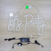 Let's Party LED Neon Sign Reusable Party Decoration Backdrop – ubackdrop
