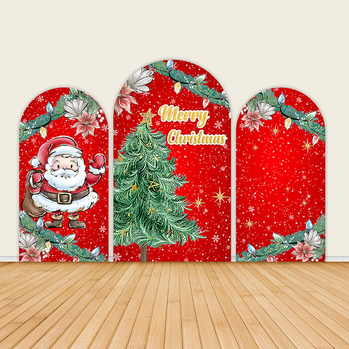 Merry Christmas Backdrops with shiny, Santa Claus for Photography ...