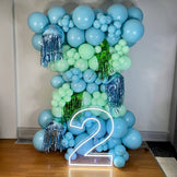 Custom 0 to 9 Number LED Neon Sign Wall Letters Light Party Decoration ...