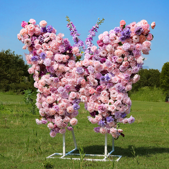 5.9x5.9ft Pink Purple Flower Wall Backdrop for Birthday Party – ubackdrop