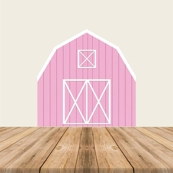 Pink Barn Door Farm Theme Party Decoration for Kids Birthday Party ...