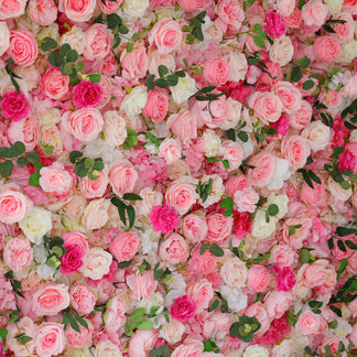 Pink Rose Flower Wall Backdrop – ubackdrop