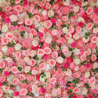Pink Rose Flower Wall Backdrop – ubackdrop