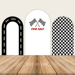 Racing Theme Arch Wall Backdrop Birthday Party Decoration – ubackdrop