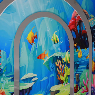 7x7ft Hollow Rainbow Arch Backdrop Party Decoration Props – ubackdrop