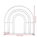 7x7ft Hollow Rainbow Arch Backdrop Party Decoration Props – ubackdrop
