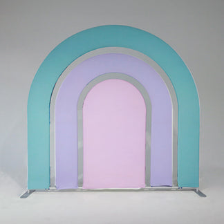 7x7ft Hollow Rainbow Arch Backdrop Party Decoration Props – ubackdrop