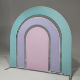 7x7ft Hollow Rainbow Arch Backdrop Party Decoration Props – ubackdrop