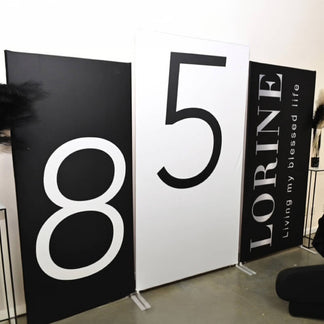 Rectangular Backdrop Wall Set, Birthday&Baby Shower&Wedding Party Deco ...