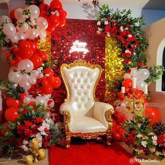 Red Shimmer Wall Panels – Easy Setup Wedding/Event/Theme Party Decorat ...