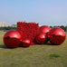 Red Inflatable Mirror Ball Reusable Big Bubble Balloon – ubackdrop