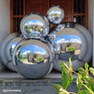 Silver Inflatable Mirror Ball Reusable Big Bubble Balloon – ubackdrop