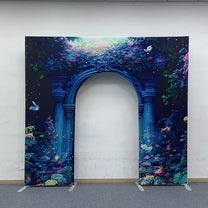 10x9ft Wedding Party Flower Arch Frame Welcome Stand Door – ubackdrop