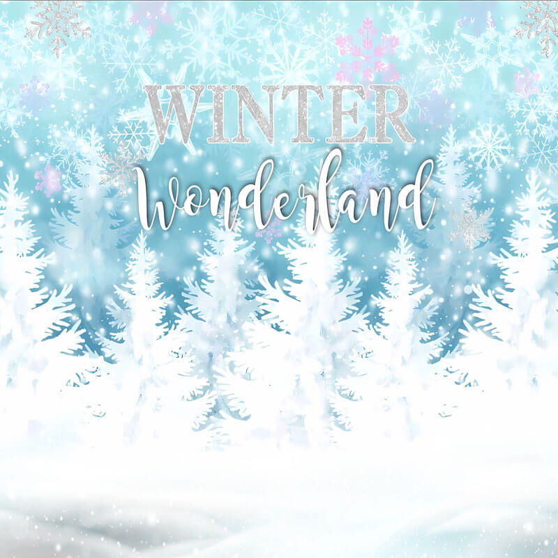 Winter Wonderland Theme Party Backdrop Decoration – ubackdrop