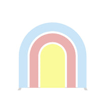 7x7ft Hollow Rainbow Arch Backdrop Prop for Birthday and Party Photo ...