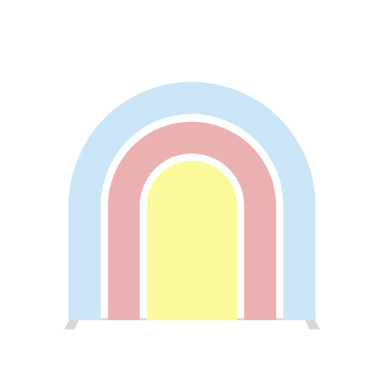 7x7ft Hollow Rainbow Arch Backdrop Party Decoration Props – ubackdrop