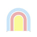 7x7ft Hollow Rainbow Arch Backdrop Party Decoration Props – ubackdrop