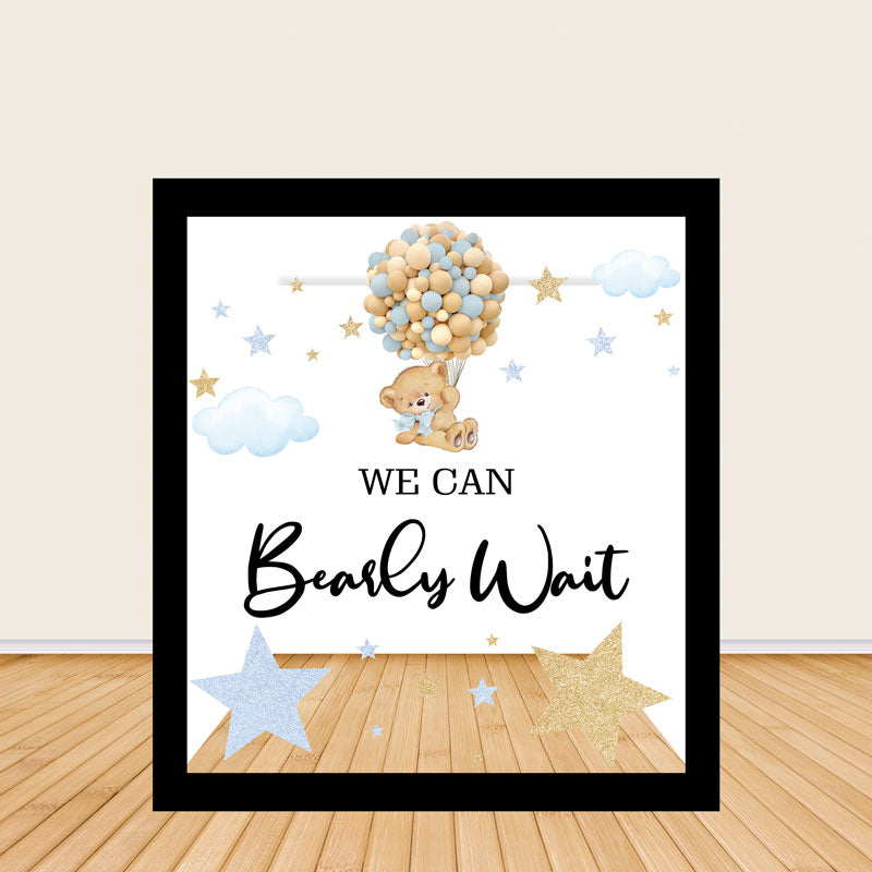 6.5x7.5ft Bearly Wait Baby Shower Photo Booth Party Photo Box – ubackdrop