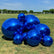 Blue Inflatable Mirror Ball Reusable Big Bubble Balloon – ubackdrop