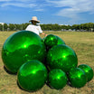 Green Inflatable Mirror Ball Reusable Big Bubble Balloon – ubackdrop