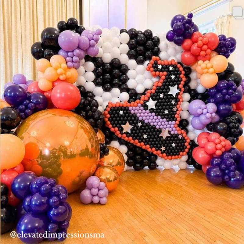 Orange Inflatable Mirror Ball Reusable Big Bubble Balloon – ubackdrop