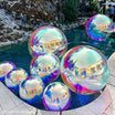 Rainbow Color Inflatable Mirror Ball Reusable Big Bubble Balloon ...