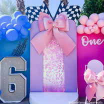 Rectangular Backdrop Wall Set, Birthday&Baby Shower&Wedding Party Deco ...