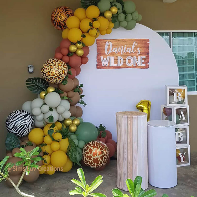 6.5ft Circle Stand + Circle Cover + 3 Cylinders + 3 Cylinders Covers ...