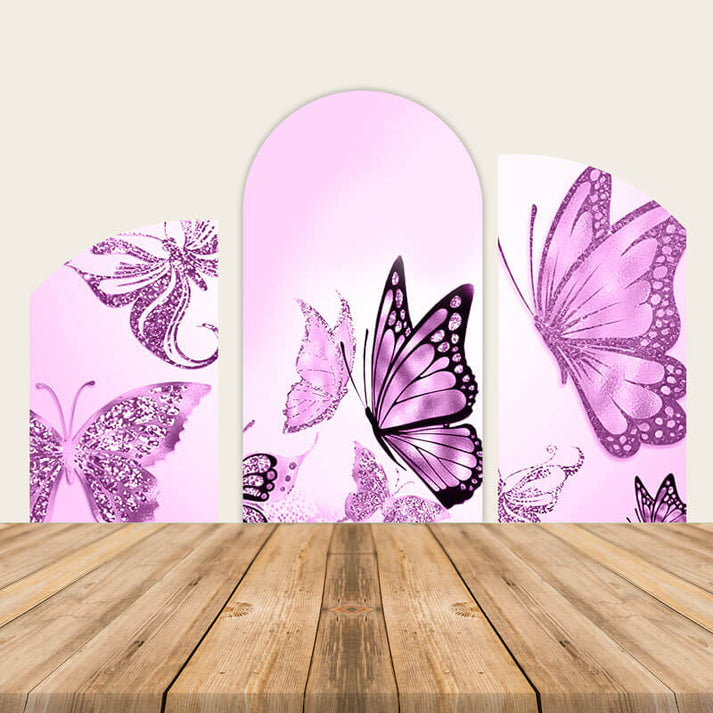 Butterfly Birthday Baby Shower Chiara Arched Covers – ubackdrop