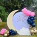 6.5ft Portable Crescent Moon Shape Stand for Baby Showers & Birthday ...