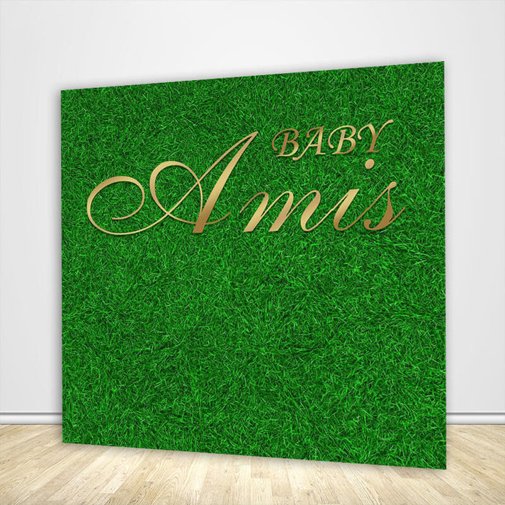 Grass Backdrop Wall Baby Shower Wedding Party Photoshoot Green Grass B ...