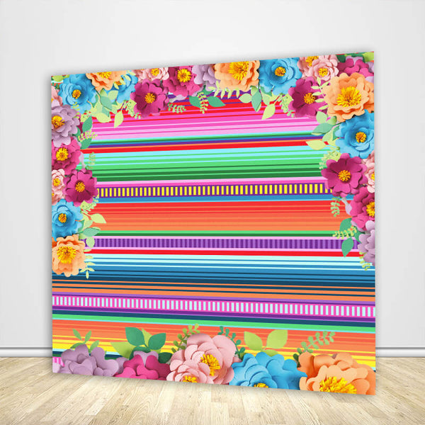 Mexican Fiesta Backdrop Mexican Party Photography Backdrop - Designed ...