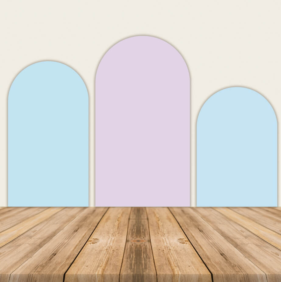 Purple Blue Chiara Arch Backdrop Set for Event Decoration – ubackdrop