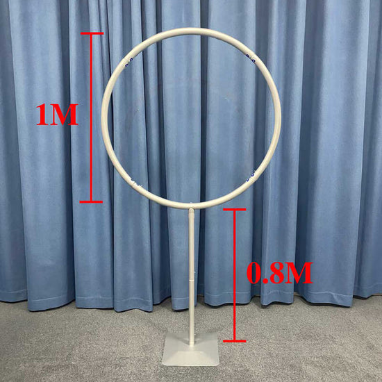 1m Party & Hoop Balloon Circle Loop Stand Moon | Question Mark | Half ...