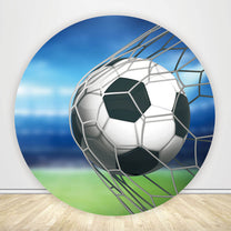 Soccer Ball Birthday Party Round Backdrop Cover – ubackdrop